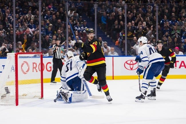 Vancouver Canucks vs Toronto Maple Leafs Prediction NHL Picks